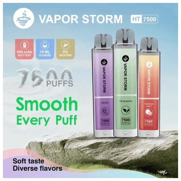VAPOR STORM風暴辣妹電子煙可充電一次性拋棄式7500口 - MEHA魅嗨電子煙台灣專賣店官網